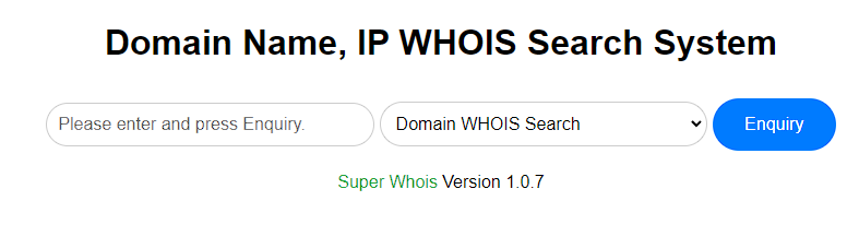 GitHub - iezx/Super-Whois: Domain name, IP WHOIS search system 域名、IP WHOIS 搜索系统-一个采用PHP写的域名Whois ...